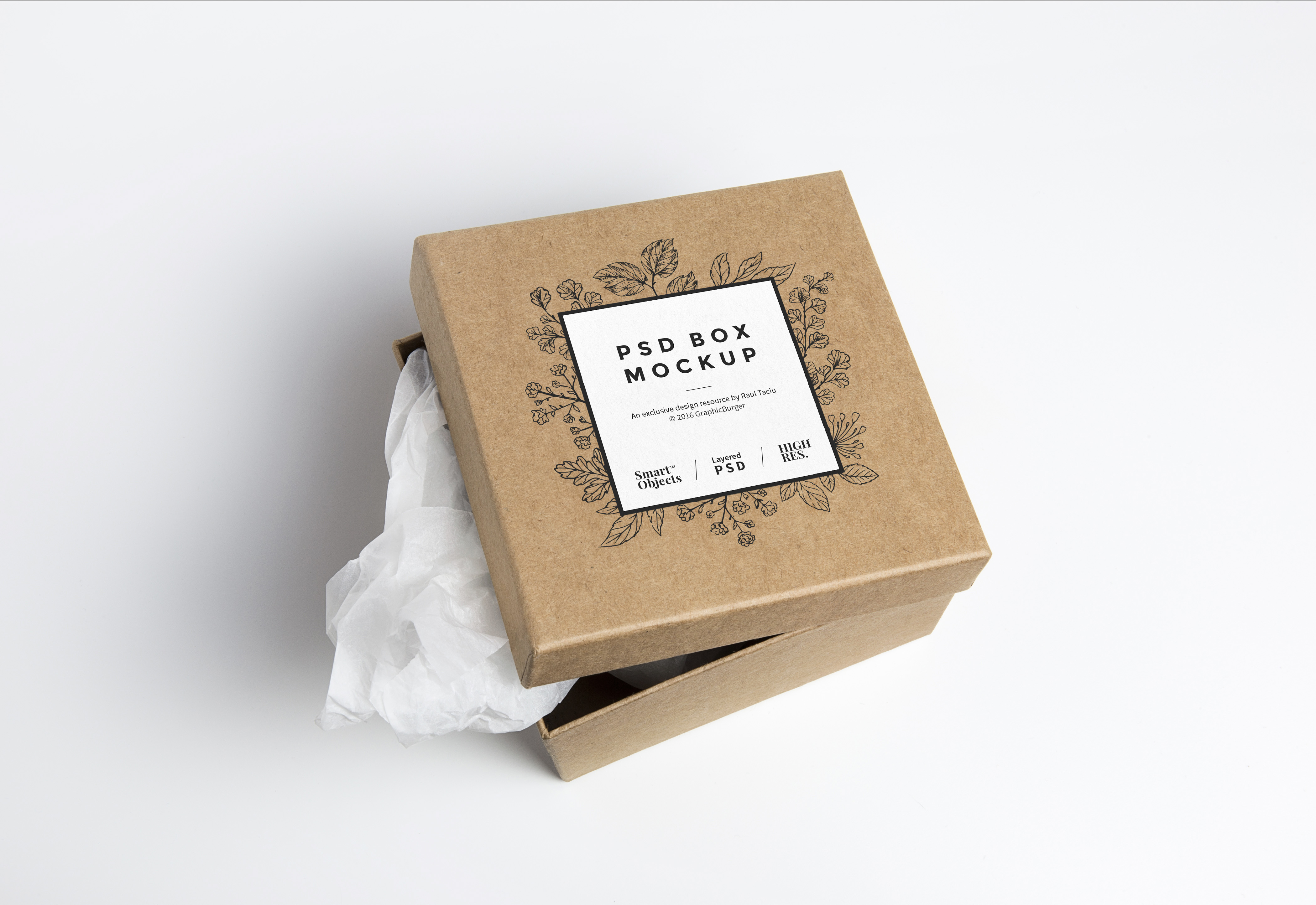 Cardboard Box PSD MockUp2 – Level Cardboard Box PSD MockUp2 – Level